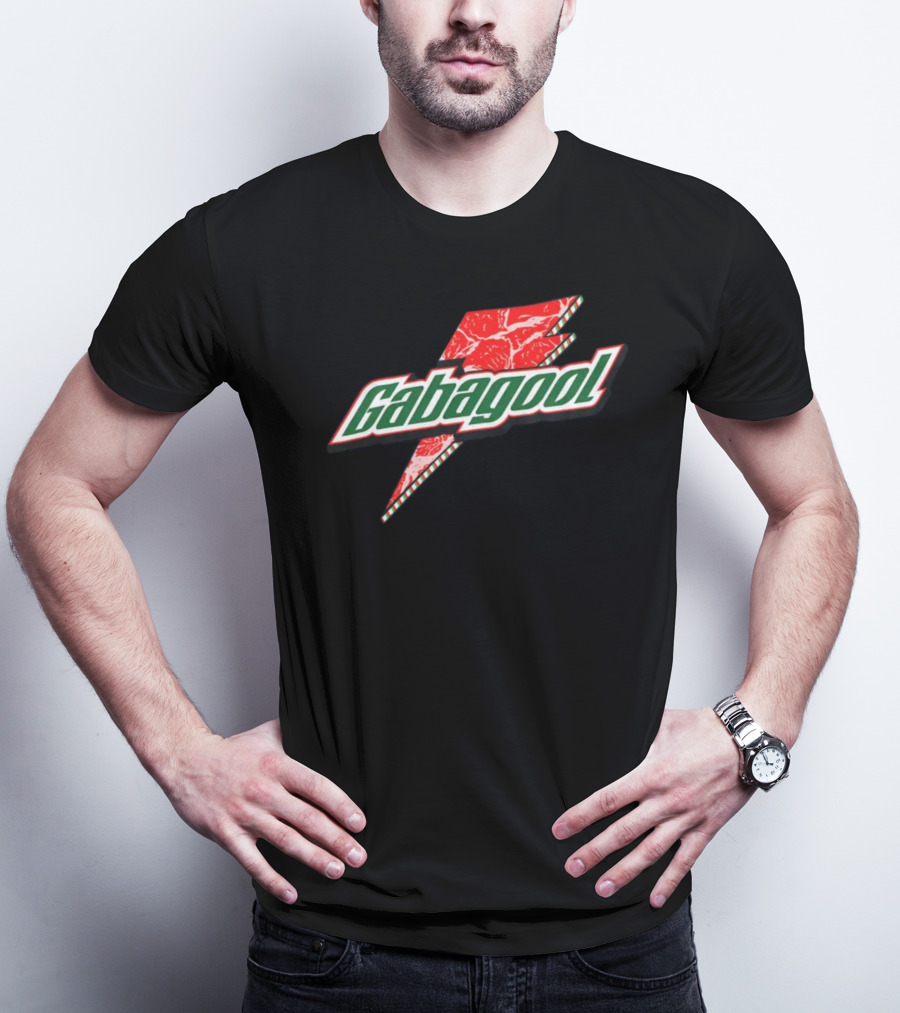 Gabagool Lightning Bolt Meat T-Shirt