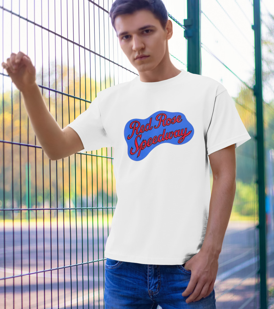 Red Rose Speedway Vintage Blue Emblem T-Shirt