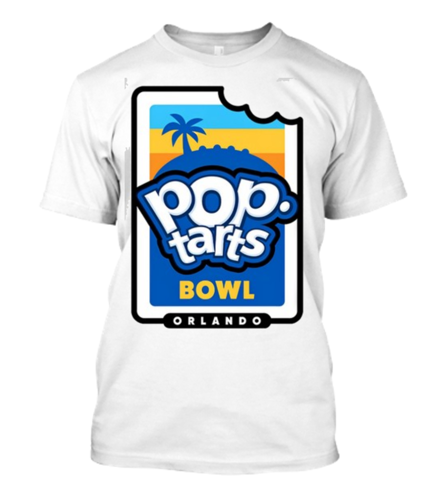 Pop Tarts Bowl Orlando Florida Palm Sunset T-Shirt