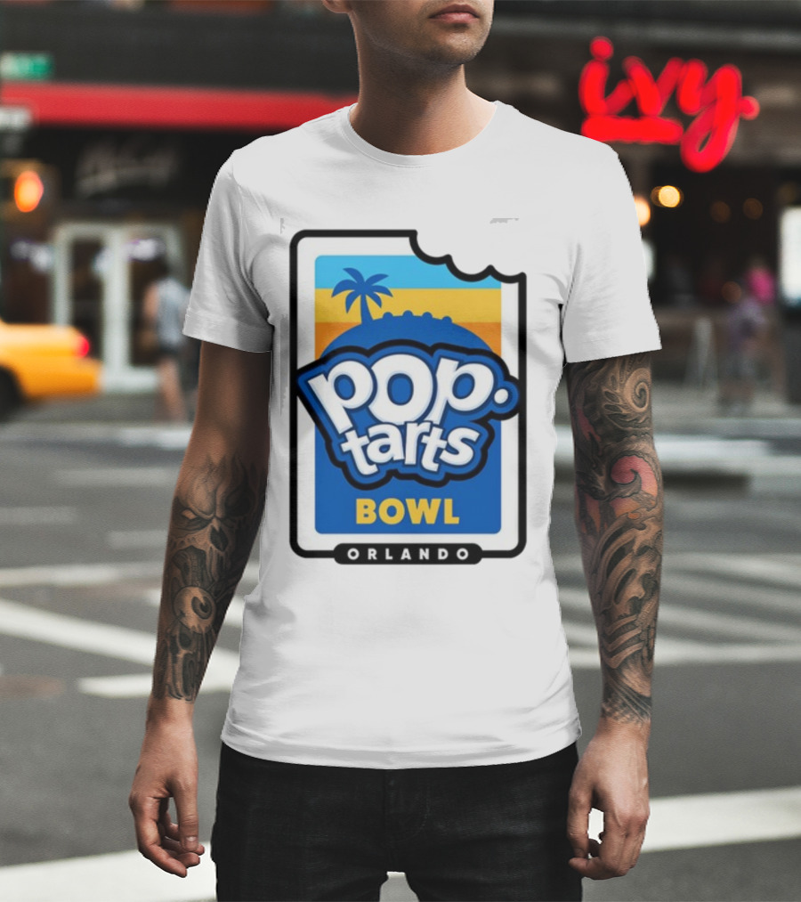Pop Tarts Bowl Orlando Florida Palm Sunset T-Shirt