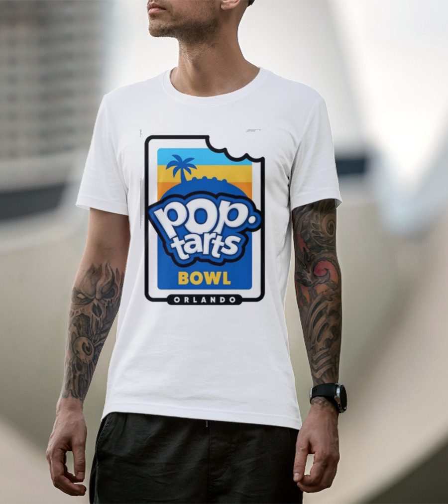 Pop Tarts Bowl Orlando Florida Palm Sunset T-Shirt