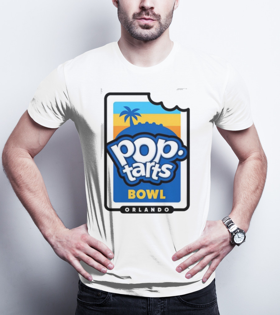 Pop Tarts Bowl Orlando Florida Palm Sunset T-Shirt