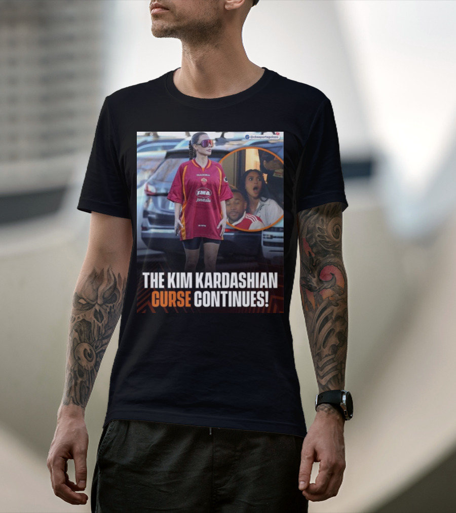 The Kim Kardashian Curse Continues Sports Reaction Scene T-Shirt