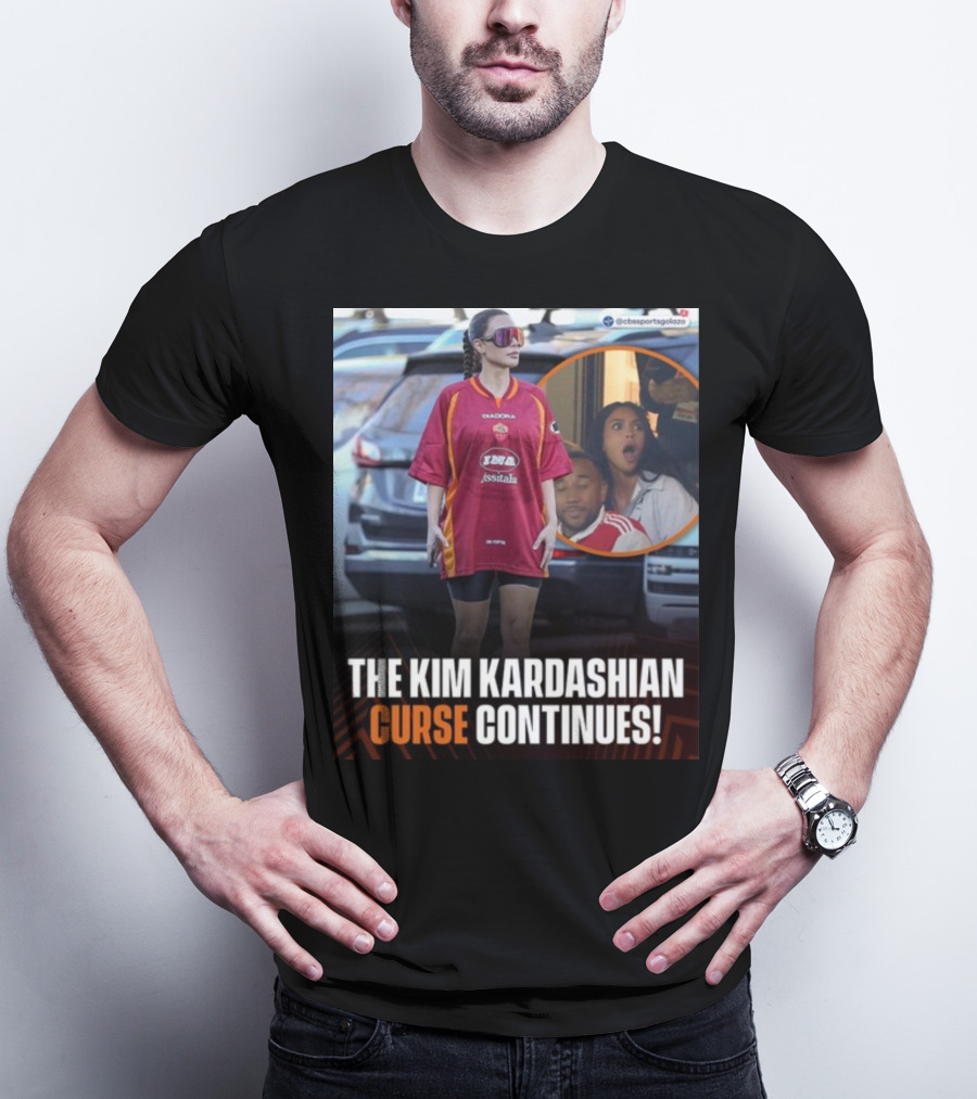 The Kim Kardashian Curse Continues Sports Reaction Scene T-Shirt
