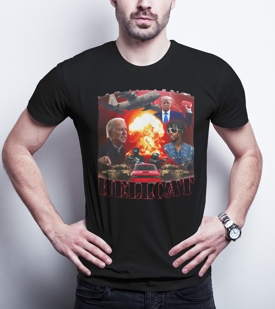 Operation Hellcat Chief Keef Explosive Imagery With Leaders And Military Elements T-Shirt