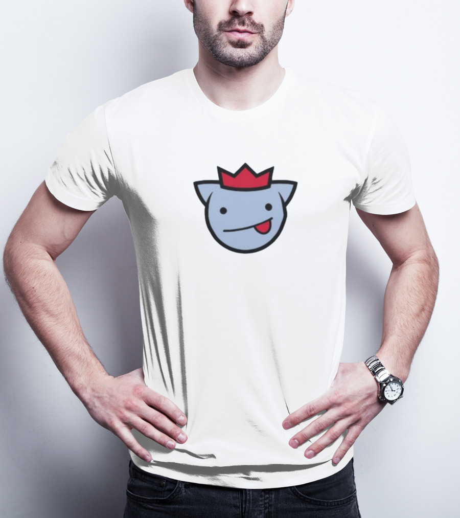 Agro Skeppy Collaboration Red Crown Blue Face T-Shirt