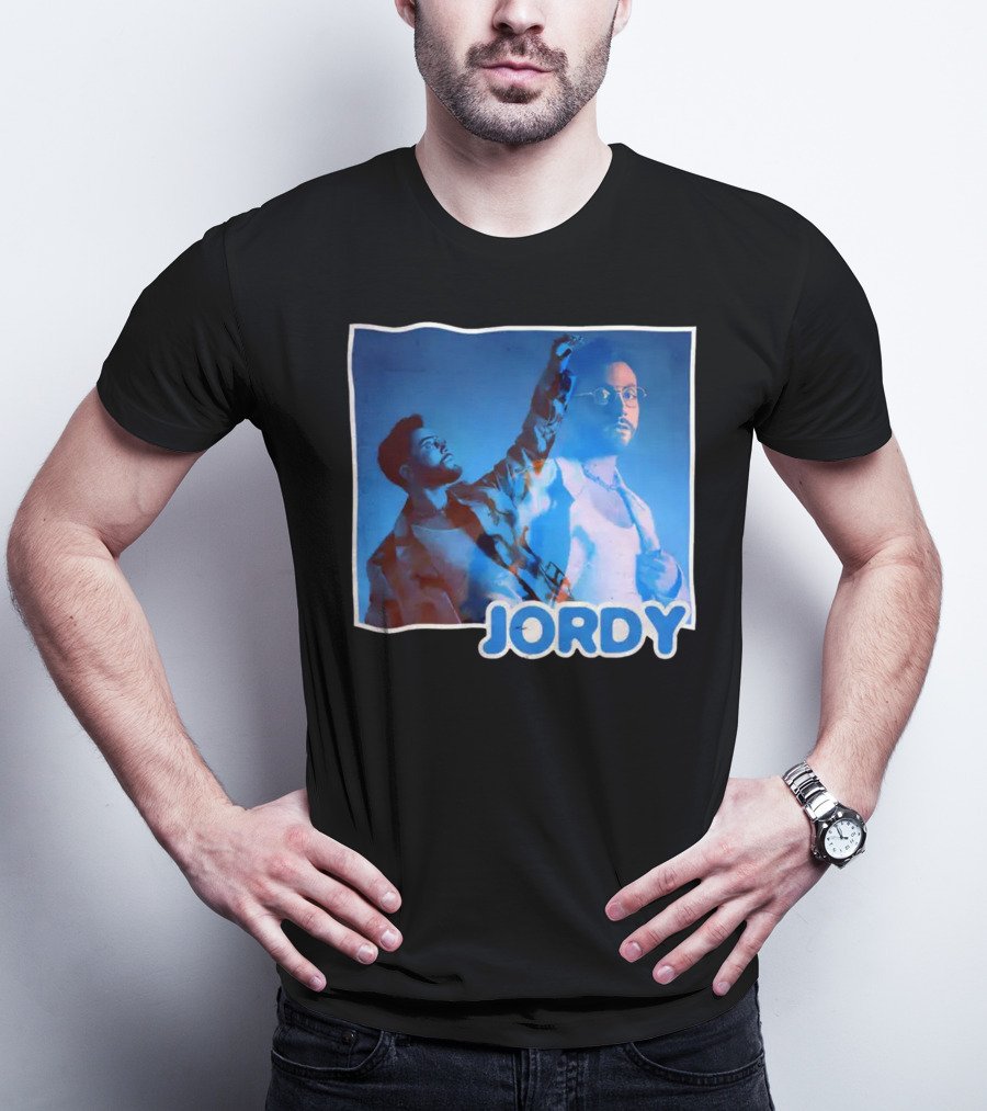 Jordy Feelin Blue Dual Portrait With Cool Tones T-Shirt