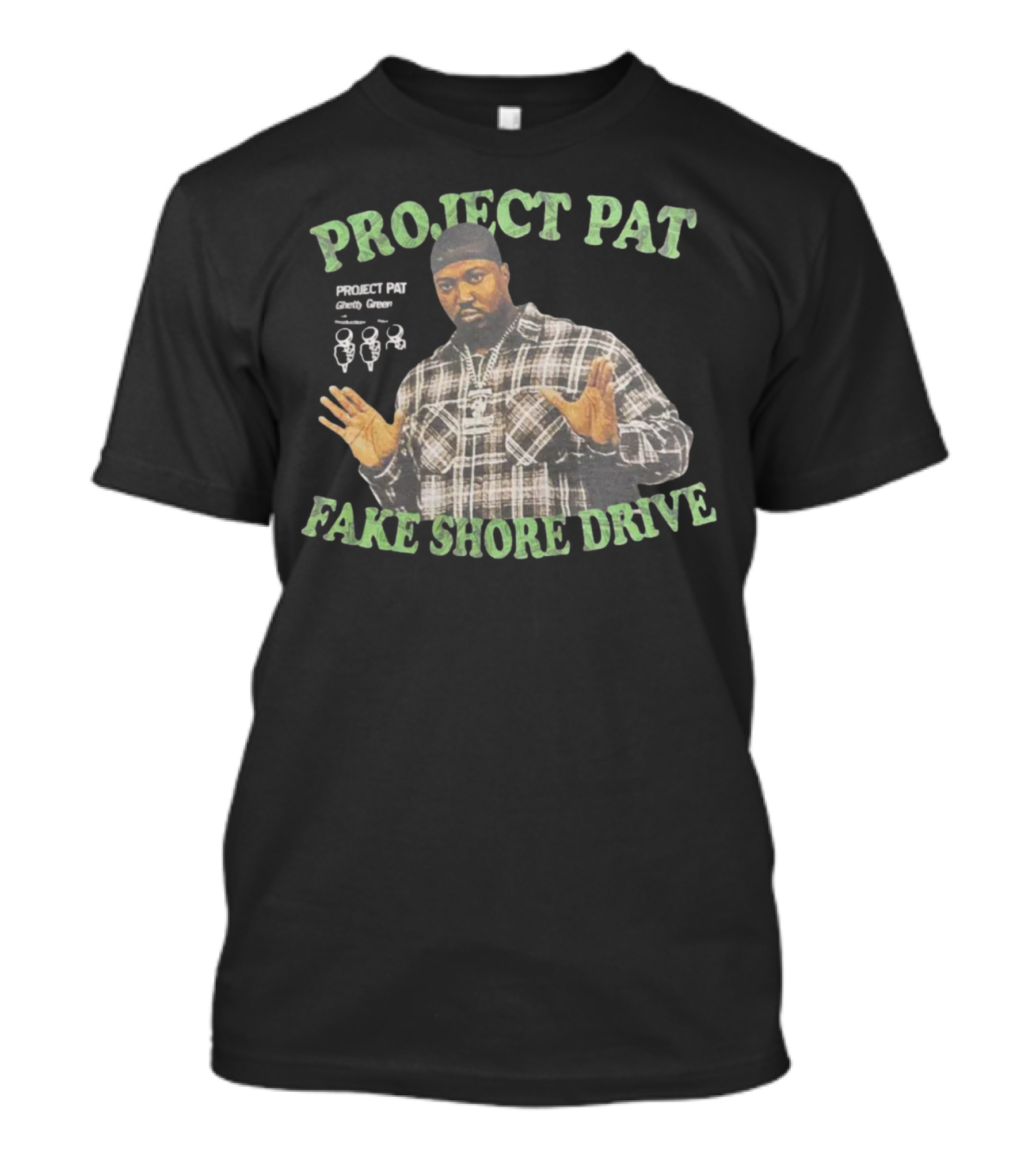 PRO.JECT PAT GHETTO GREEN FAKE SHORE DRIVE T-Shirt