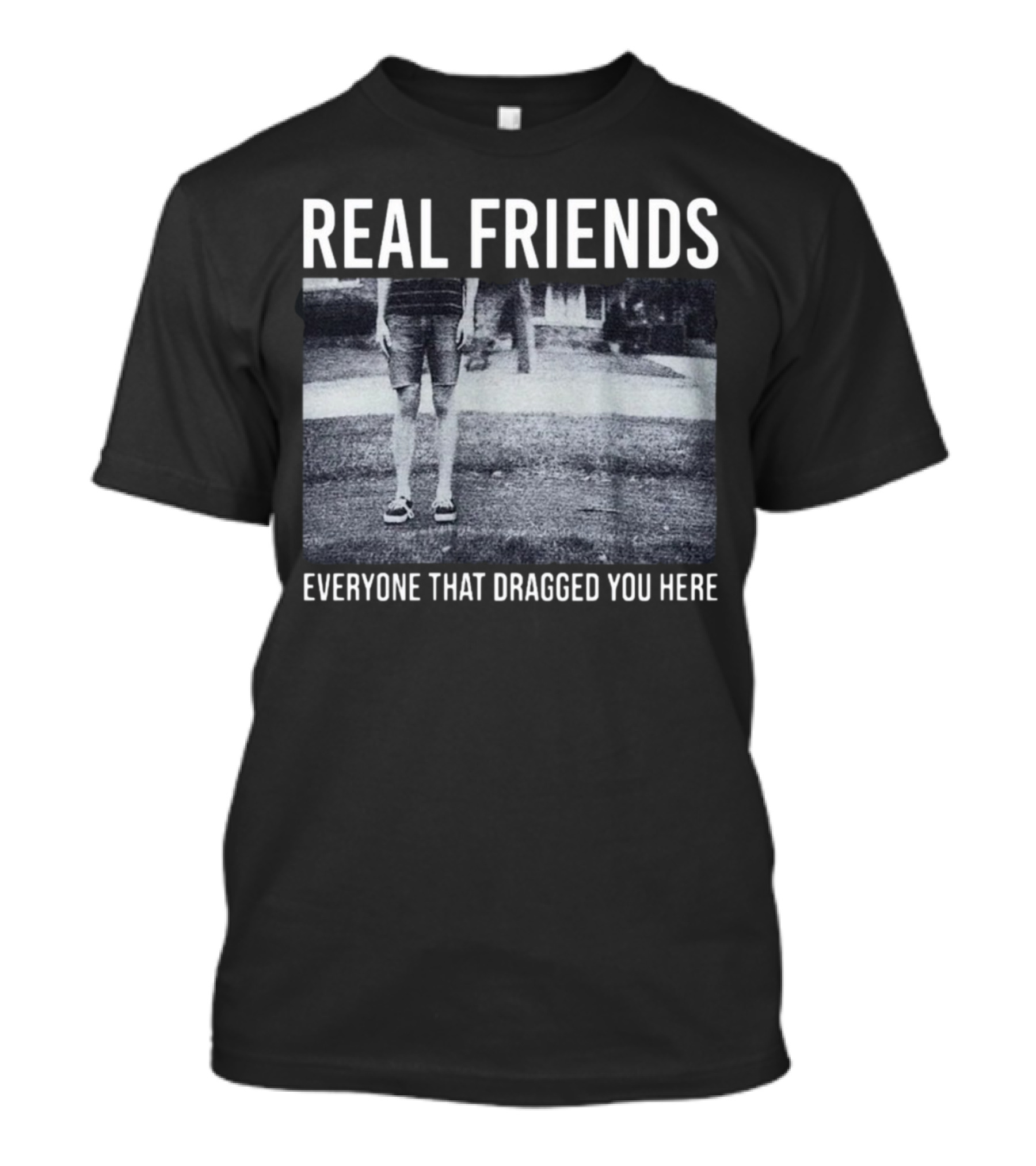 REAL FRIENDS Everyone That Dragged You Here Album Cover T-Shirt