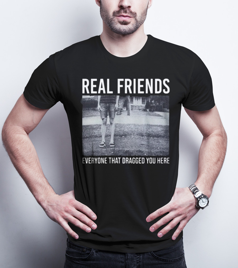 REAL FRIENDS Everyone That Dragged You Here Album Cover T-Shirt