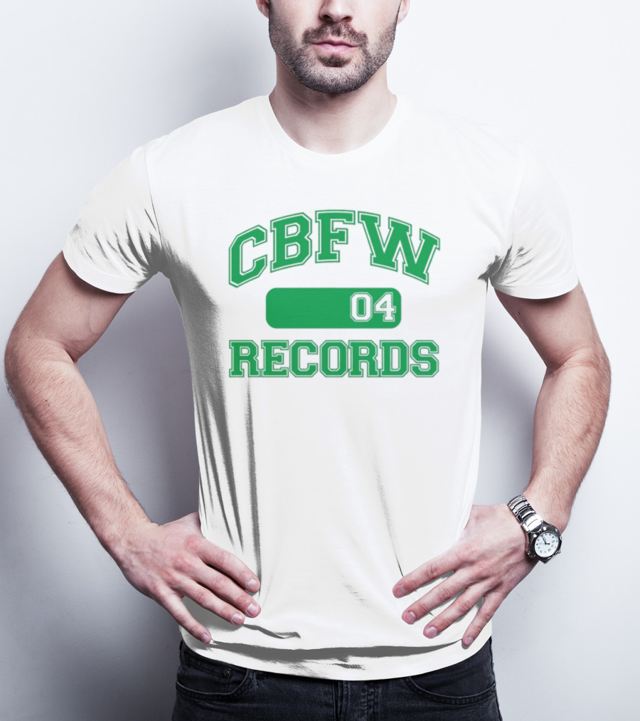 1Millthebrand CBFW 04 Records Merch T-Shirt