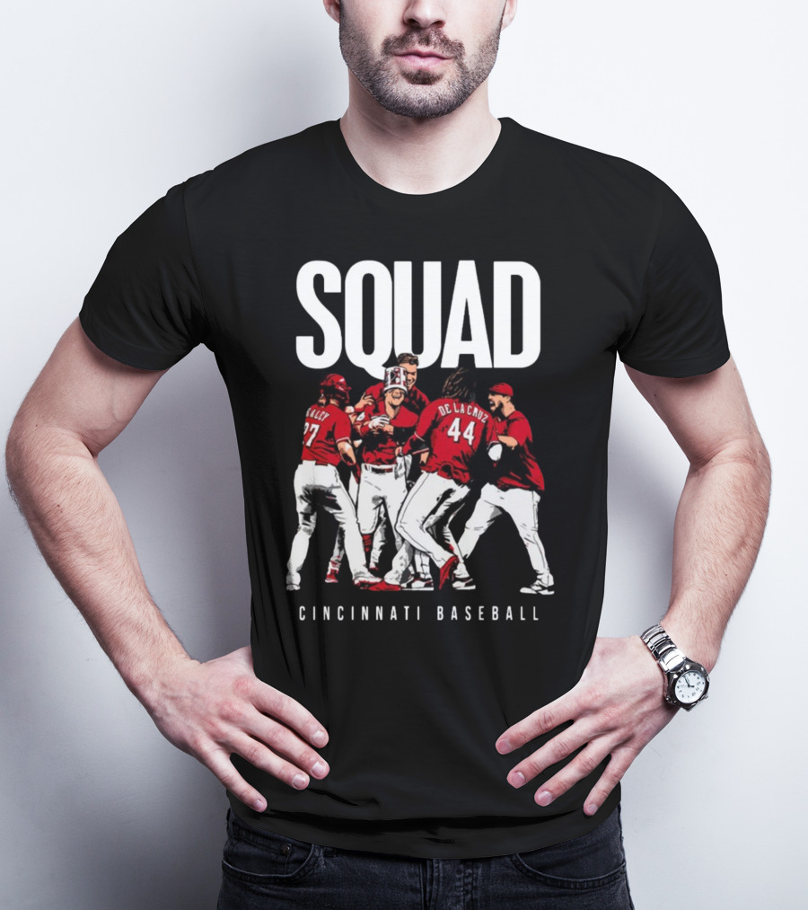 SQUAD Cincinnati Baseball Team T-Shirt