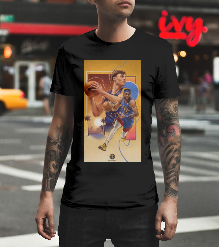 Denver Nuggets Bruce And Christian City Edition Basketball T-Shirt