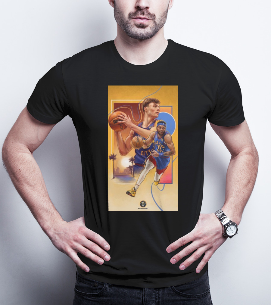 Denver Nuggets Bruce And Christian City Edition Basketball T-Shirt