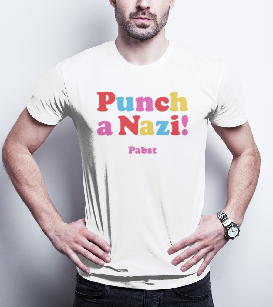 Punch A Nazi Pabst T-Shirt