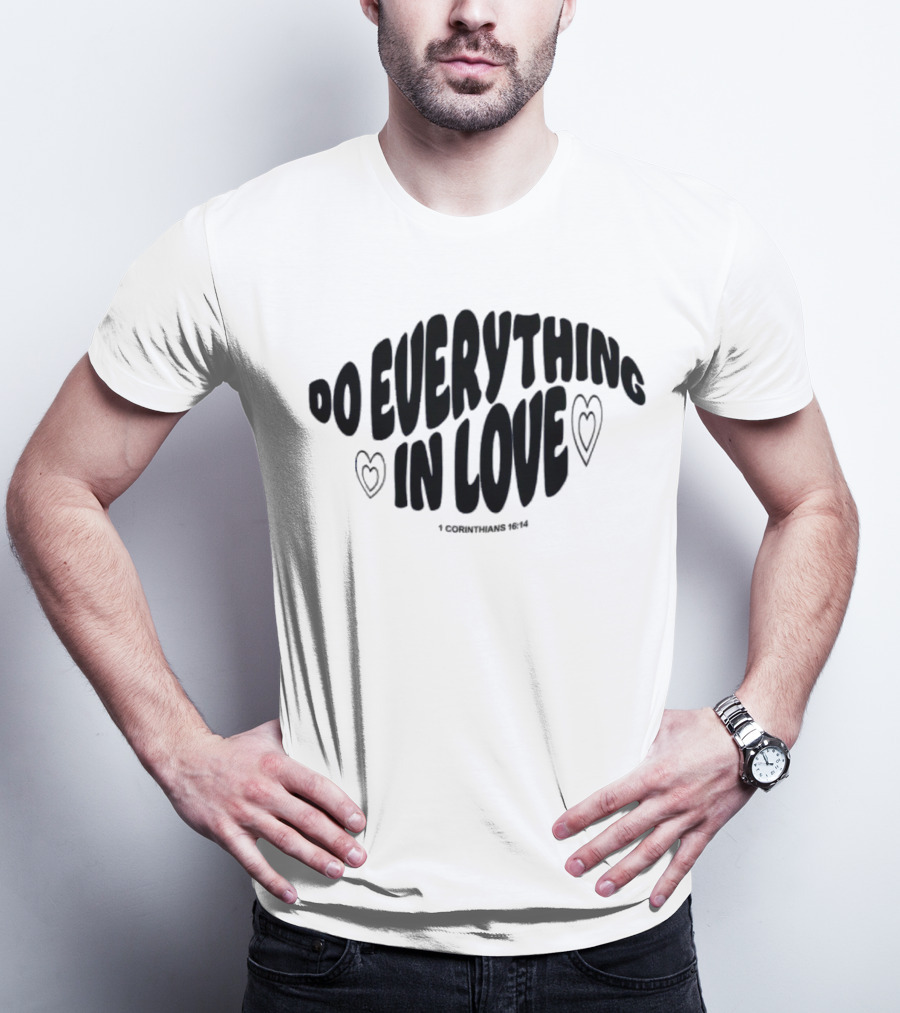 The Cordles Merch Do Everything In Love 1 Corinthians 16:14 Natural Heather T-Shirt