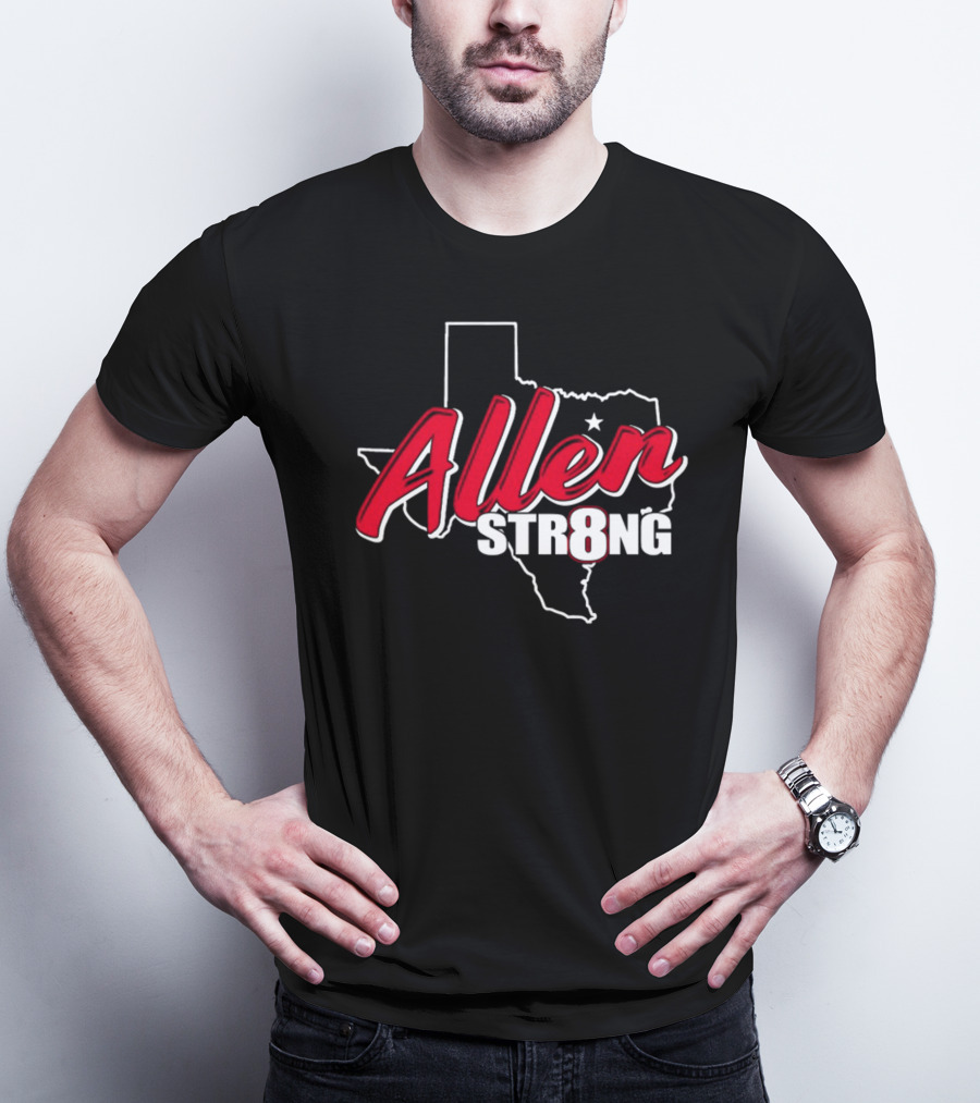 Allen STR8NG Texas Outline T-Shirt