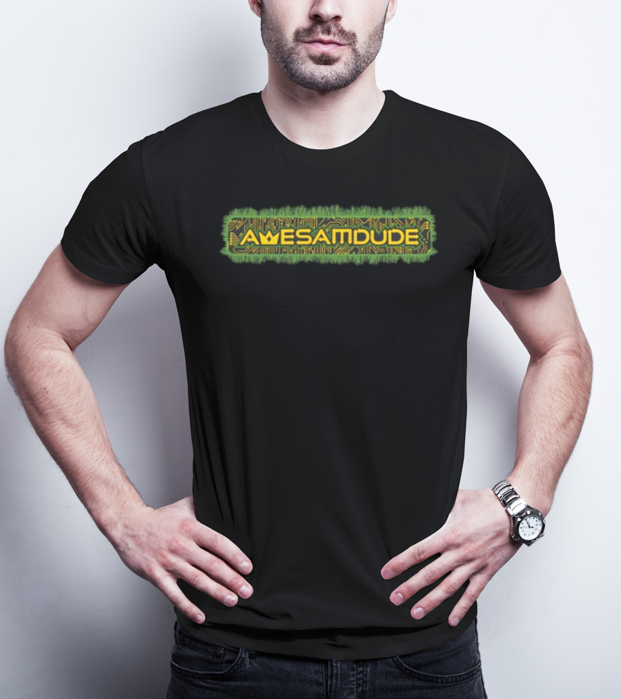 Awesamdude Circuit Green Circuitry T-Shirt