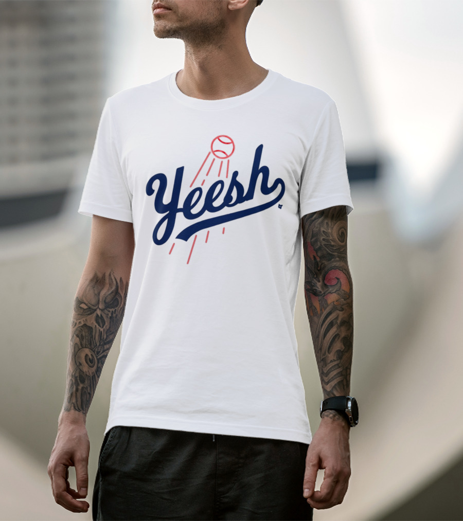 Yeesh Baseball Los Angeles Dodgers Inspired T-Shirt