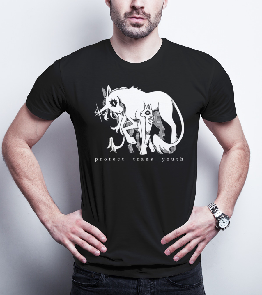 Protect Trans Youth Unicorn Support T-Shirt