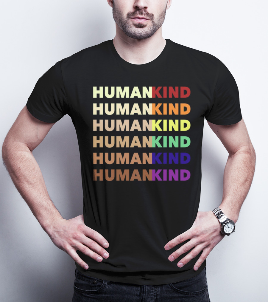 HUMANKIND Pride Rainbow Colors Diversity T-Shirt