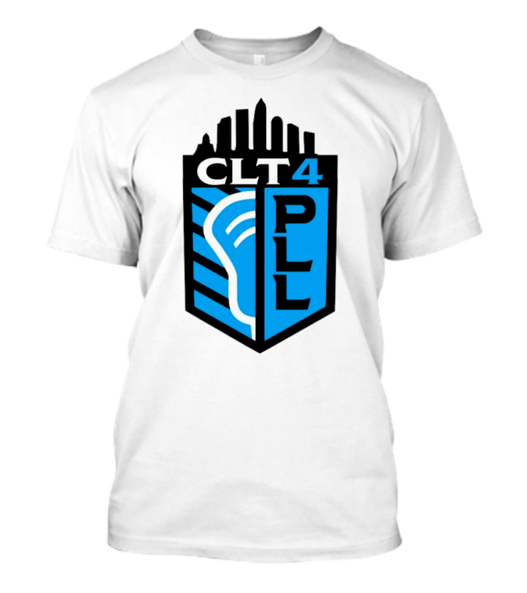 Premier Lacrosse League CLT 4 Logo PLL T-Shirt