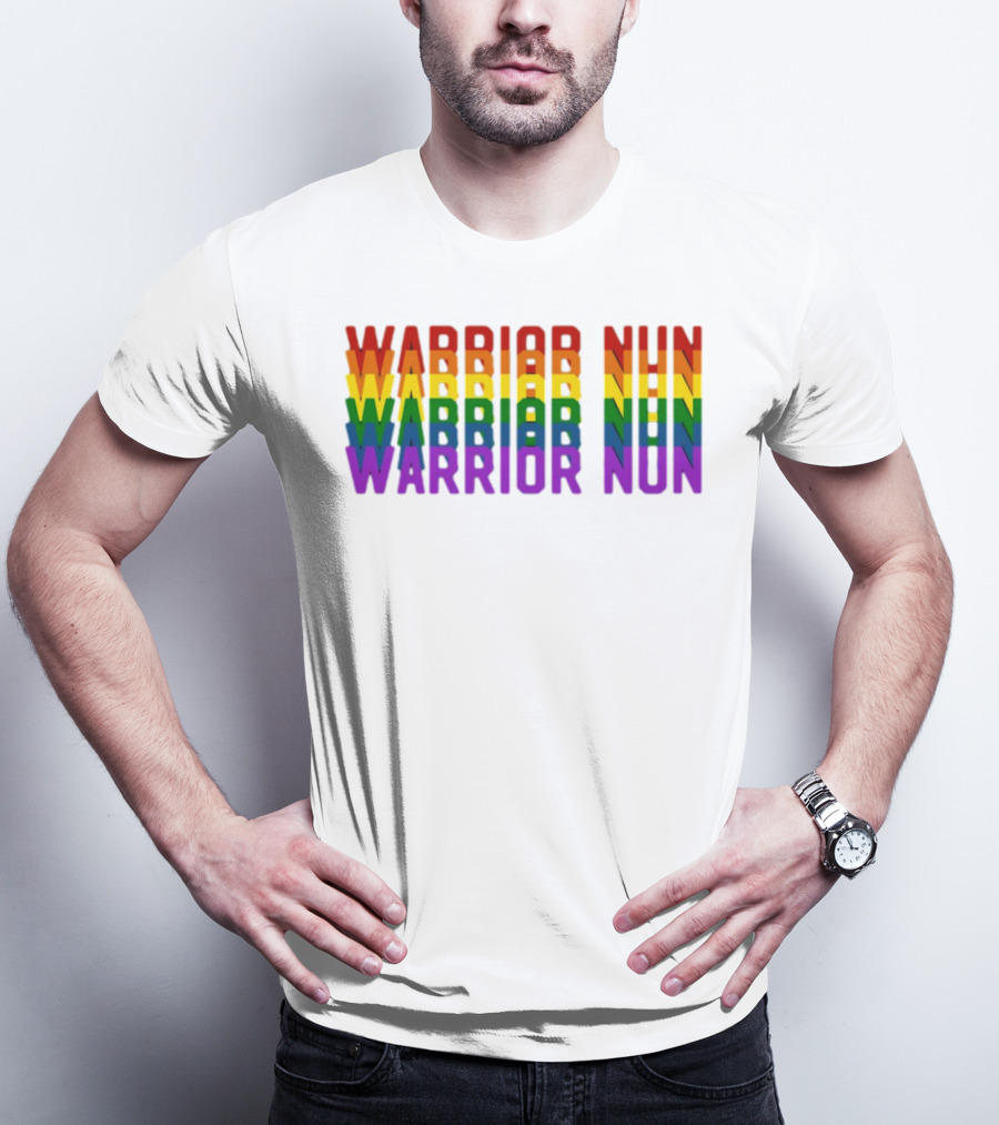 Warrior Nun Pride Rainbow Reflection Save T-Shirt