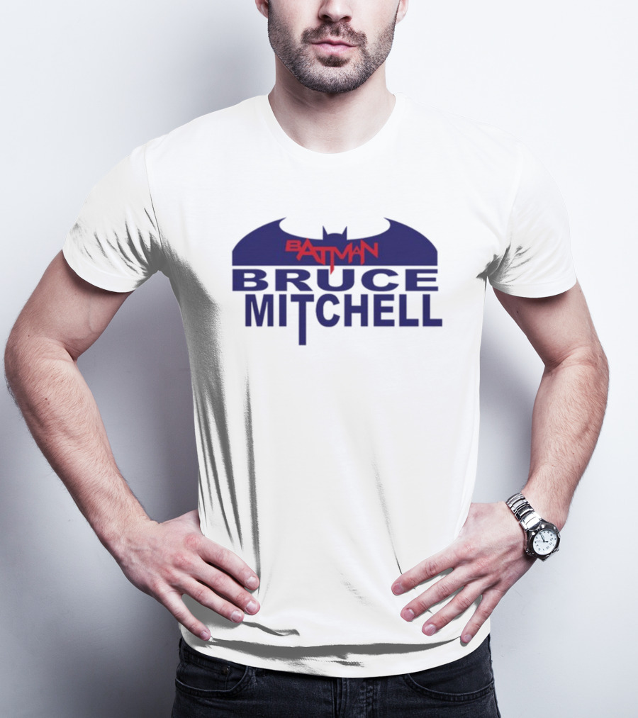 Batman Bruce Mitchell Bat T-Shirt