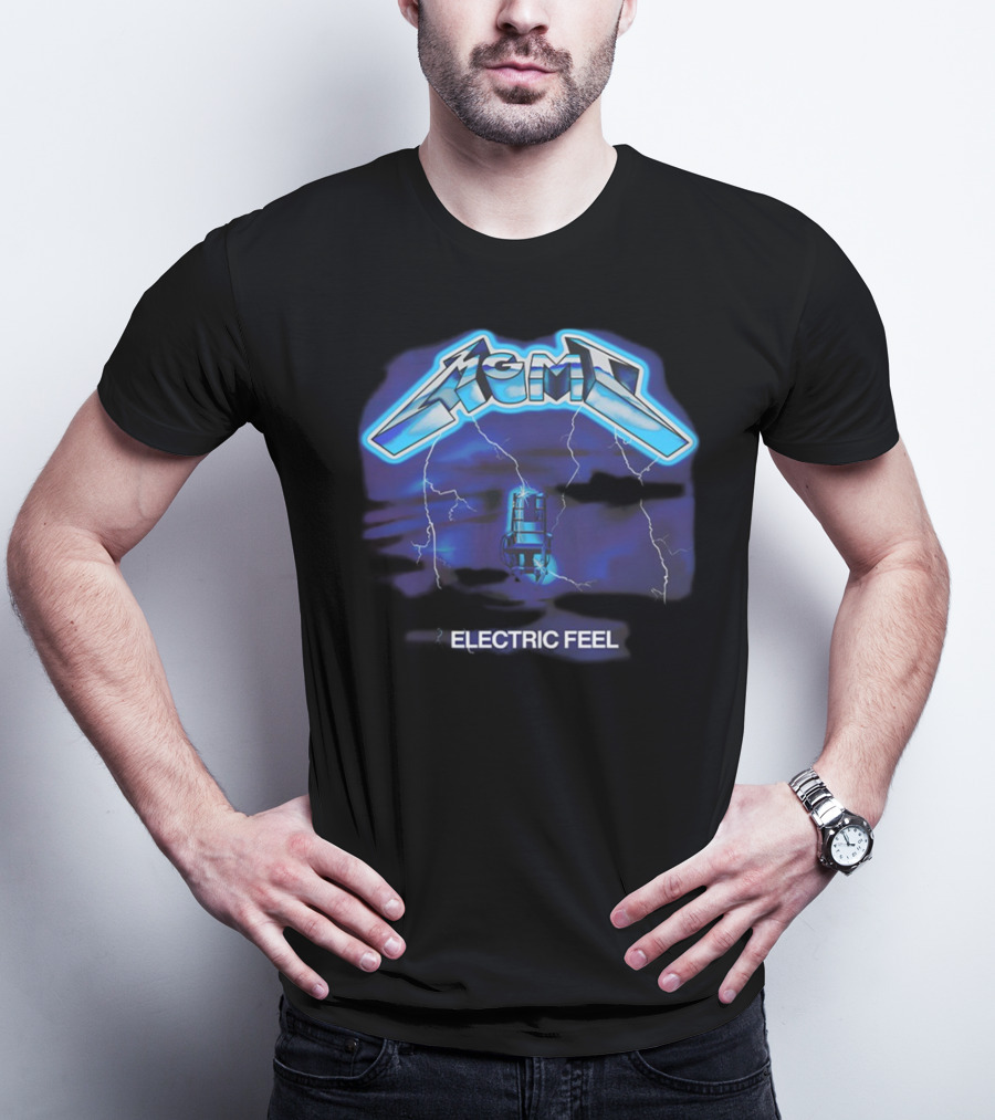 MGMT Electric Feel Lightning Microphone Blast T-Shirt