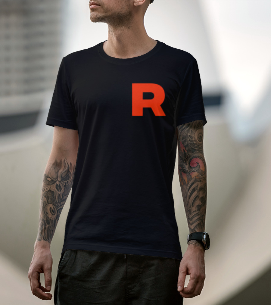 Team Rocket Red R Emblem T-Shirt