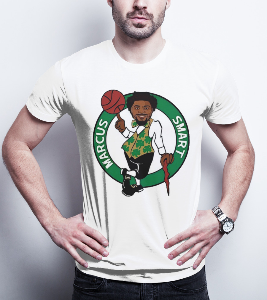 Marcus Smart Celtics Basketball Character T-Shirt