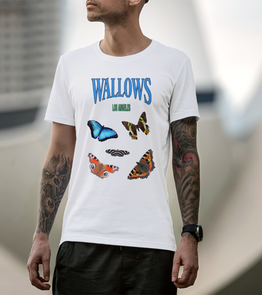 WALLOWS LOS ANGELES BUTTERFLIES T-Shirt