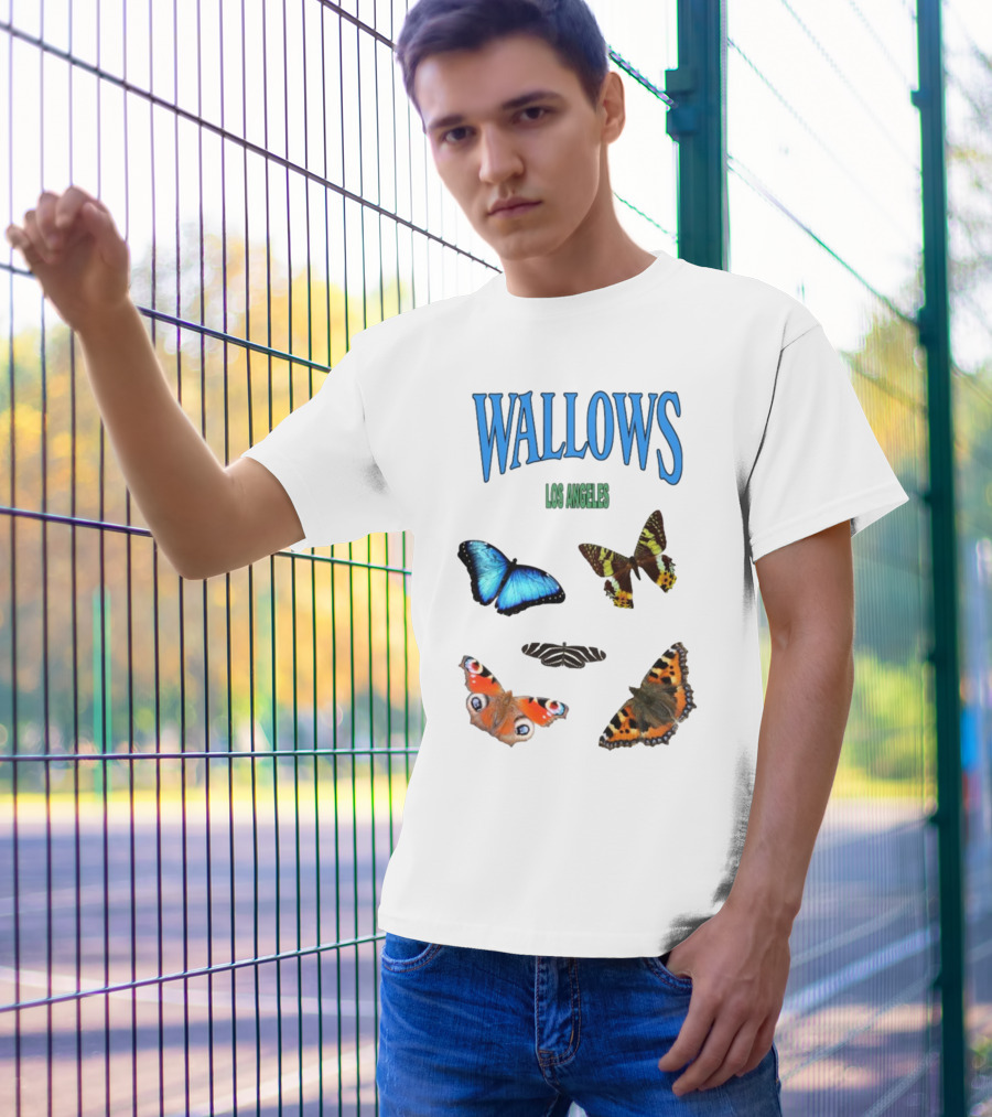 WALLOWS LOS ANGELES BUTTERFLIES T-Shirt