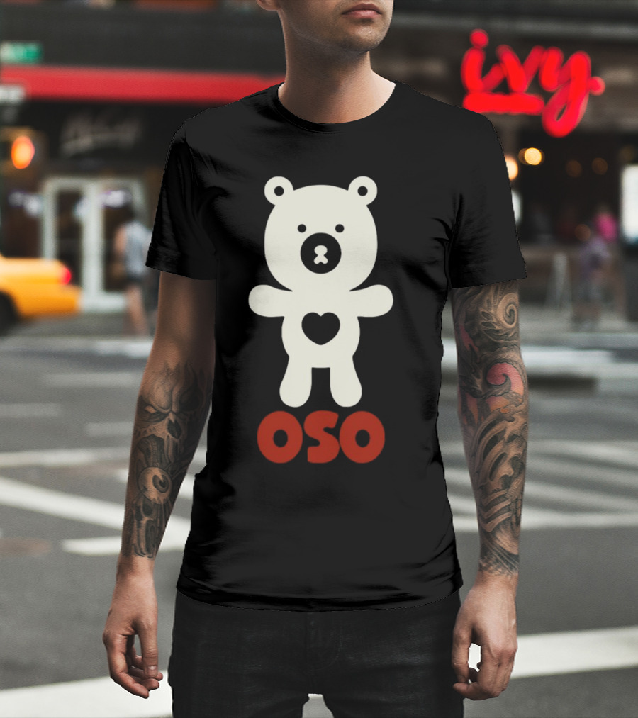 Wicked Naughty Oso Gay Bear Heart T-Shirt