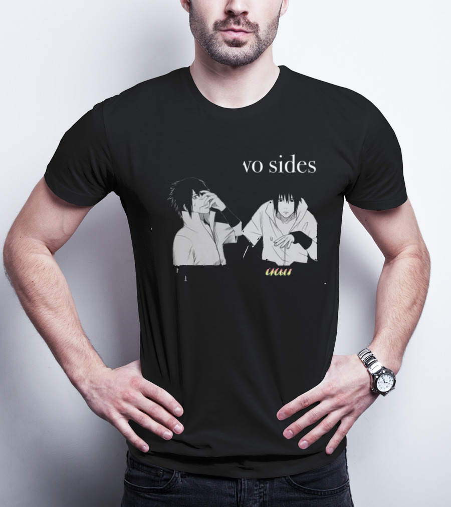 I Have Two Sides Mentally Unstable Gay Anime Character Contrasts T-Shirt