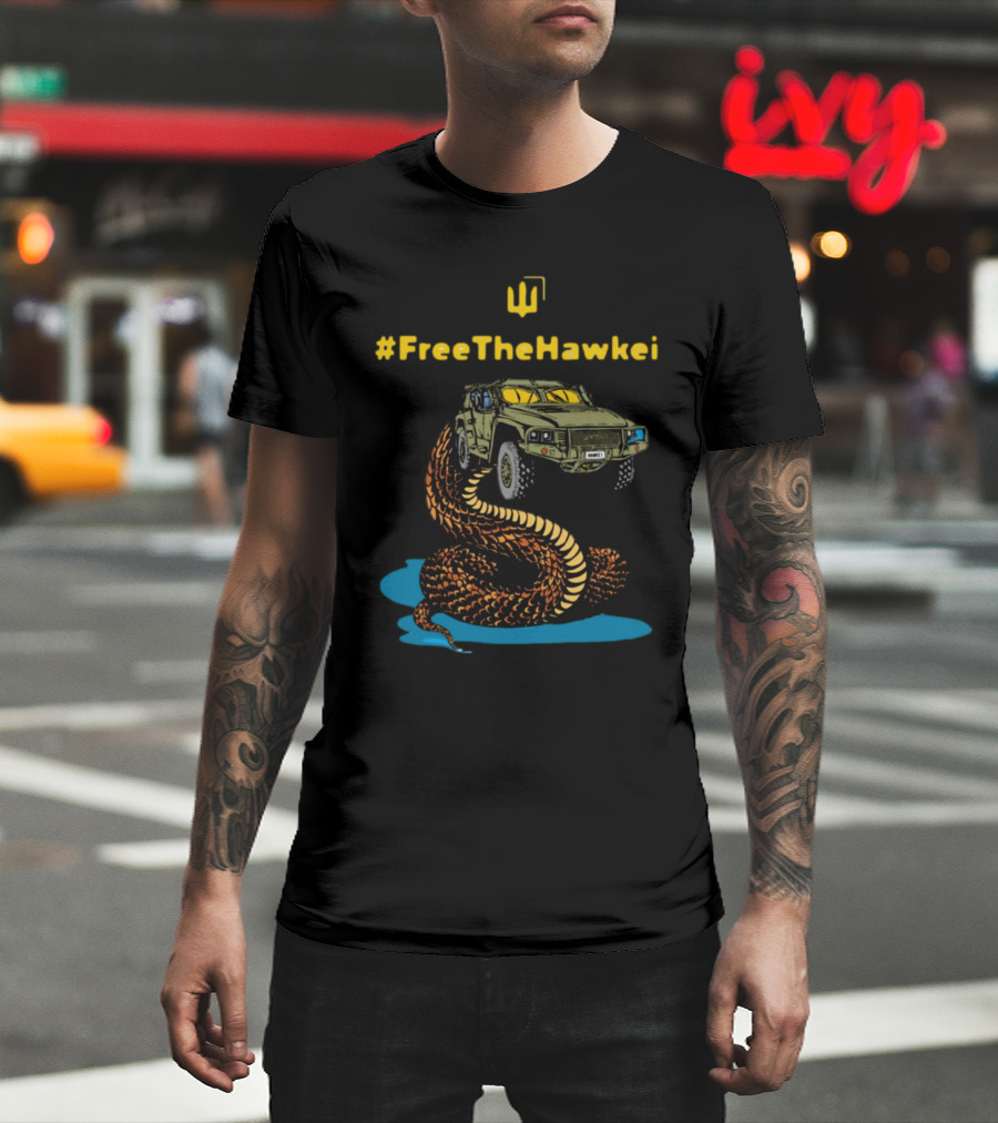 FreeTheHawkei Military Vehicle Coiled Snake T-Shirt