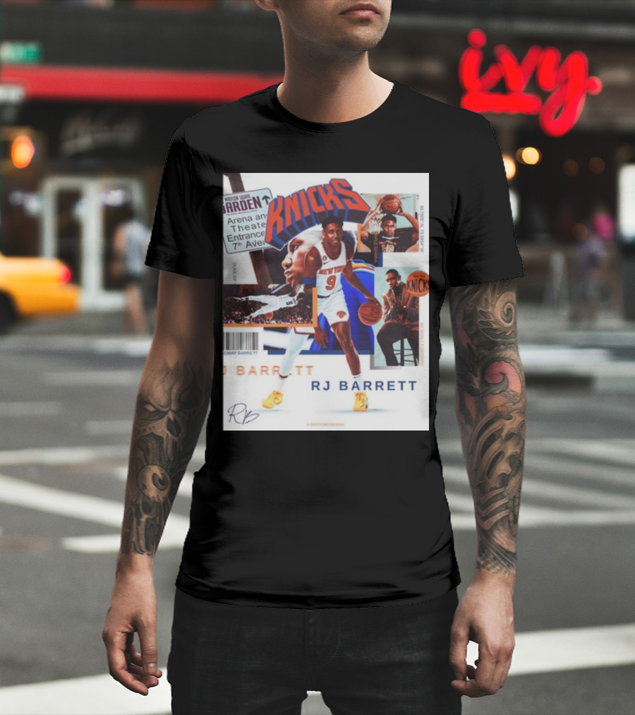Madison Square Garden Knicks RJ Barrett 9 T-Shirt