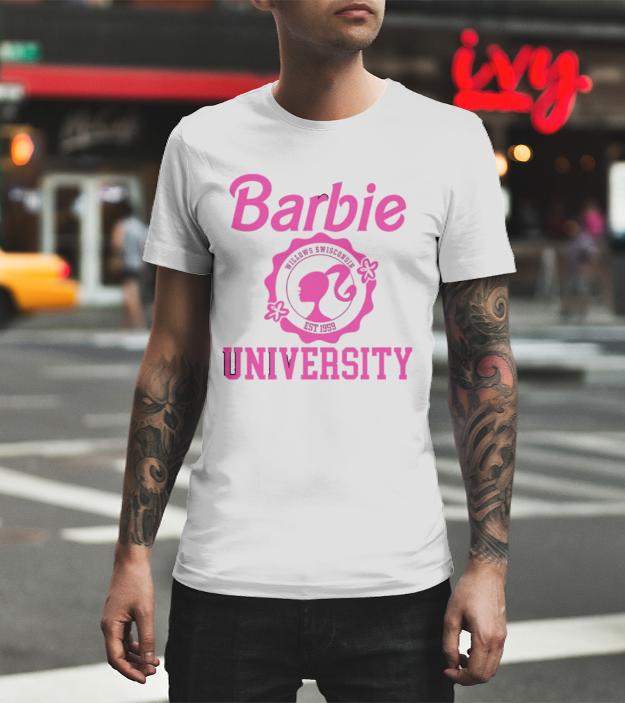 Barbie University Willows Wisconsin Est 1959 T-Shirt