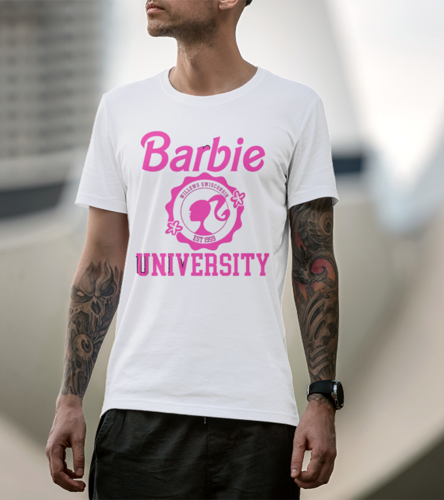 Barbie University Willows Wisconsin Est 1959 T-Shirt
