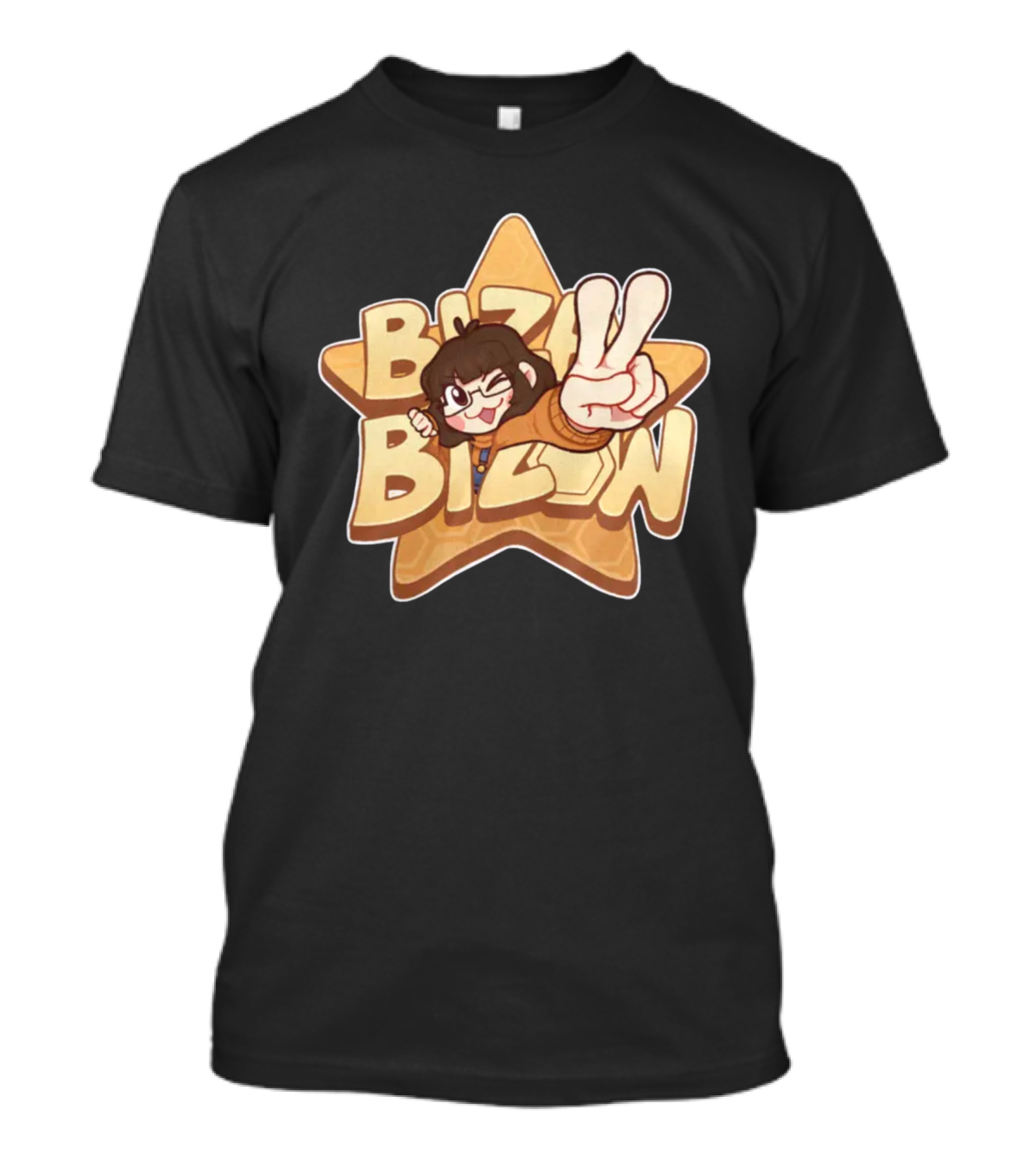 Bizabizow Supah Star Victory Pose T-Shirt