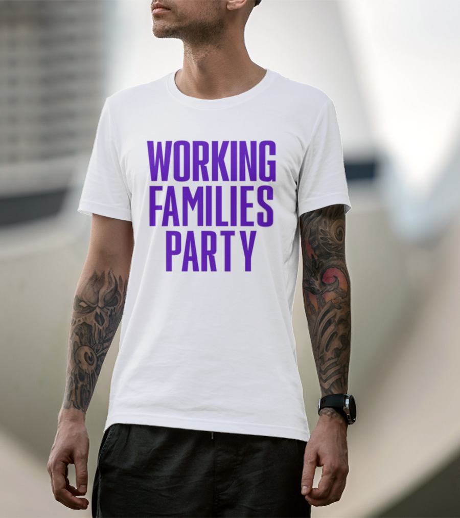 Working Families Party Bold Purple T-Shirt