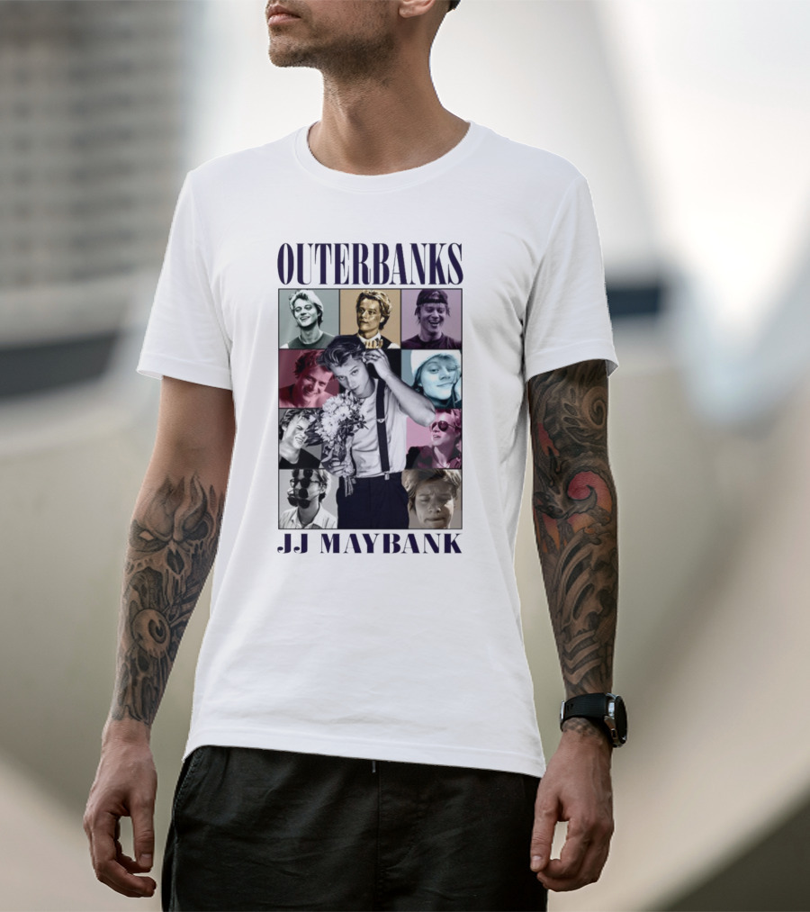 Outerbanks JJ Maybank Collage Style Portraits T-Shirt