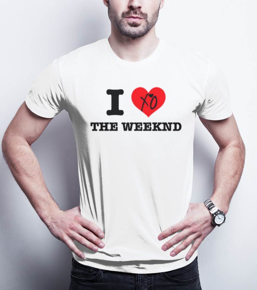 Hoesforclothes I Heart XO The Weeknd T-Shirt
