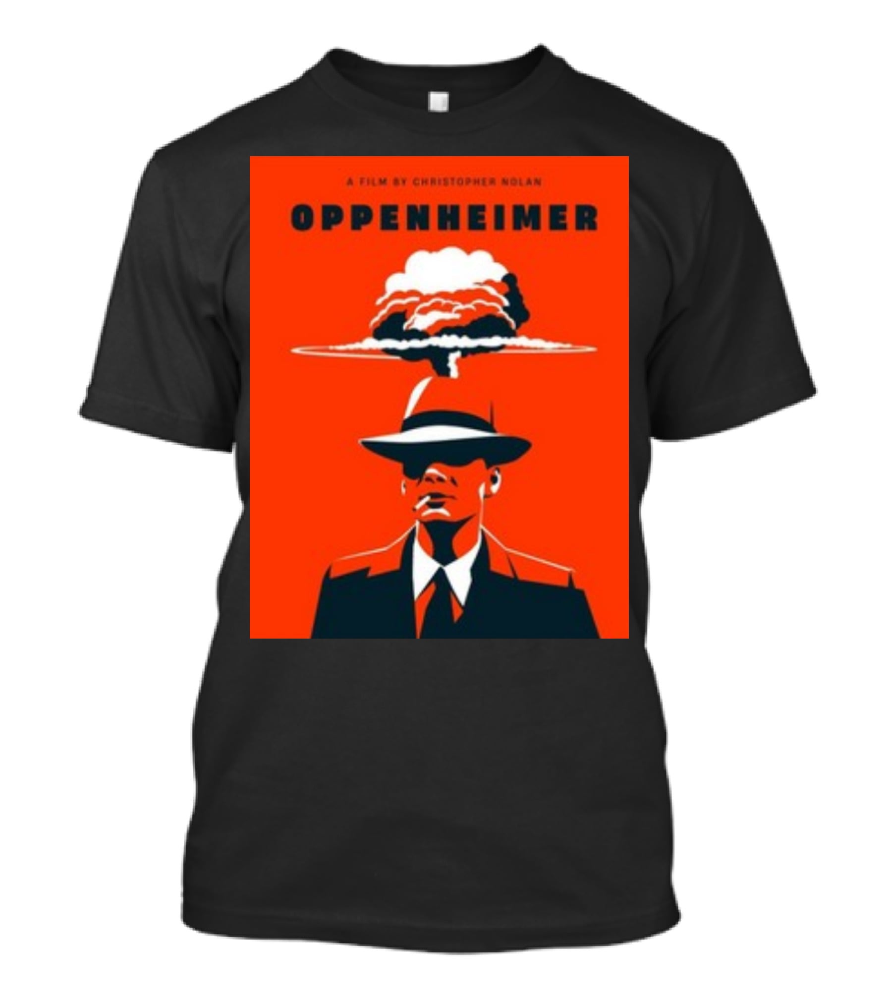 A Film By Christopher Nolan Oppenheimer Nuclear Explosion Iconic T-Shirt