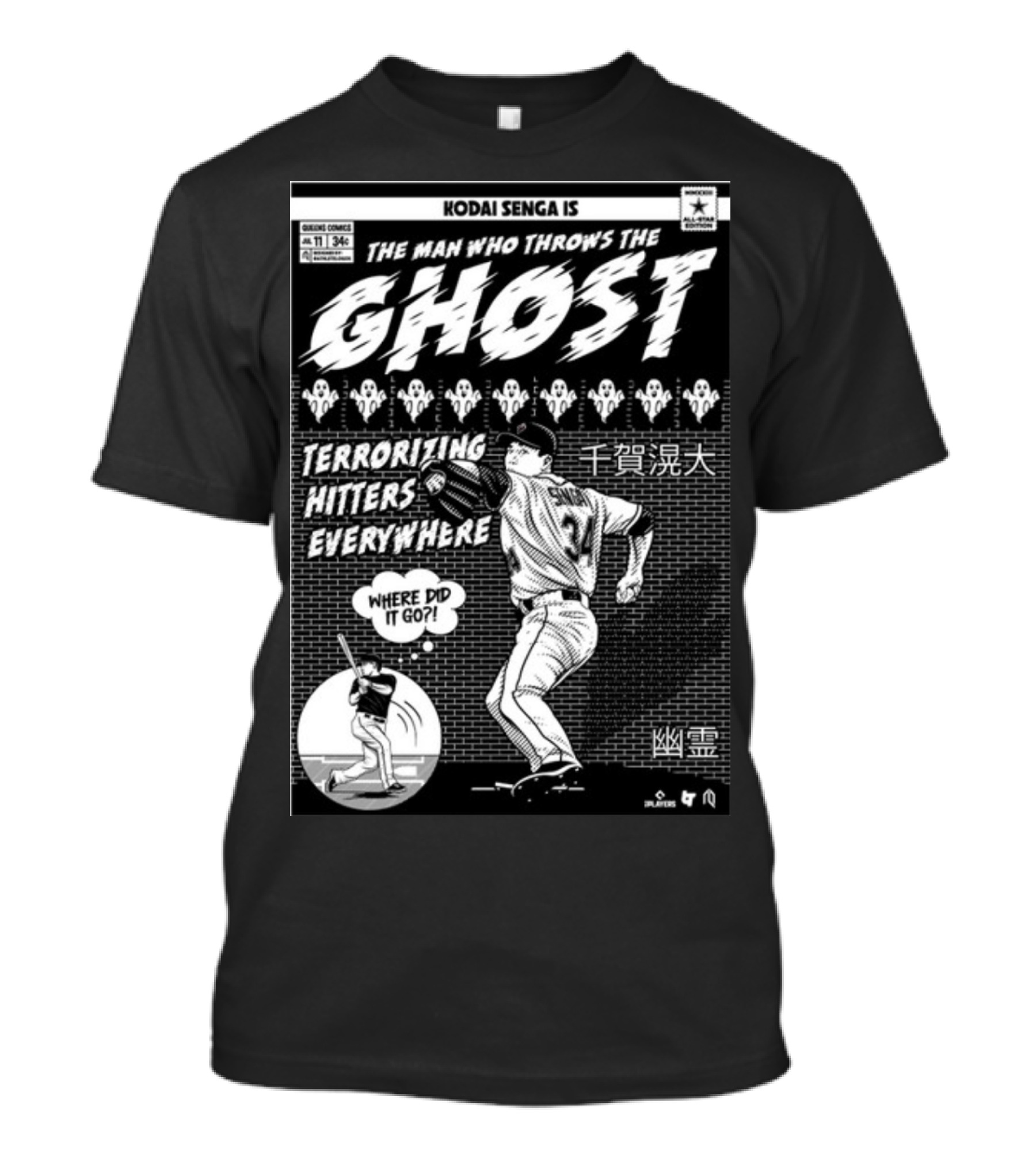 Kodai Senga Is The Man Who Throws The Ghost Terrorizing Hitters Everywhere Where Did It Go T-Shirt
