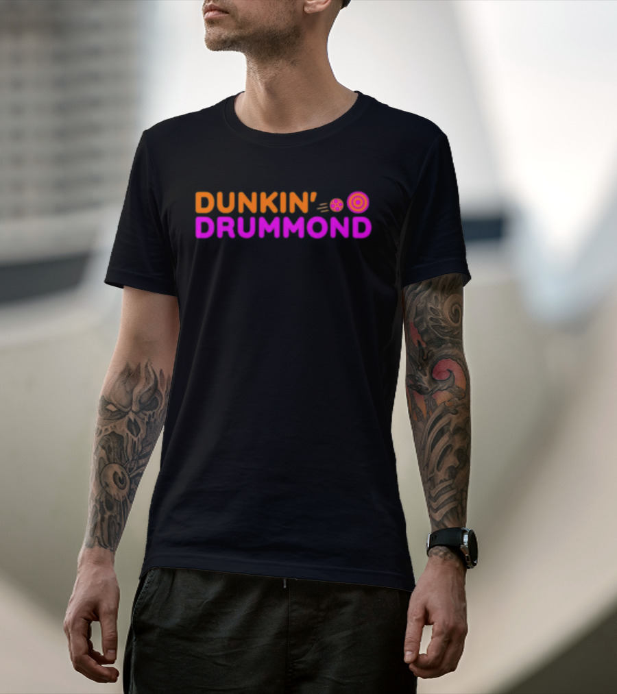 Earp Division Expo Dunkin' Drummond Coffee And Donut Basketball T-Shirt