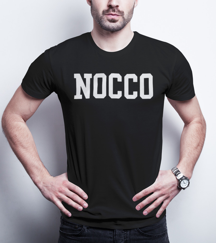 Nocco Brand Logo Bold Athletic T-Shirt