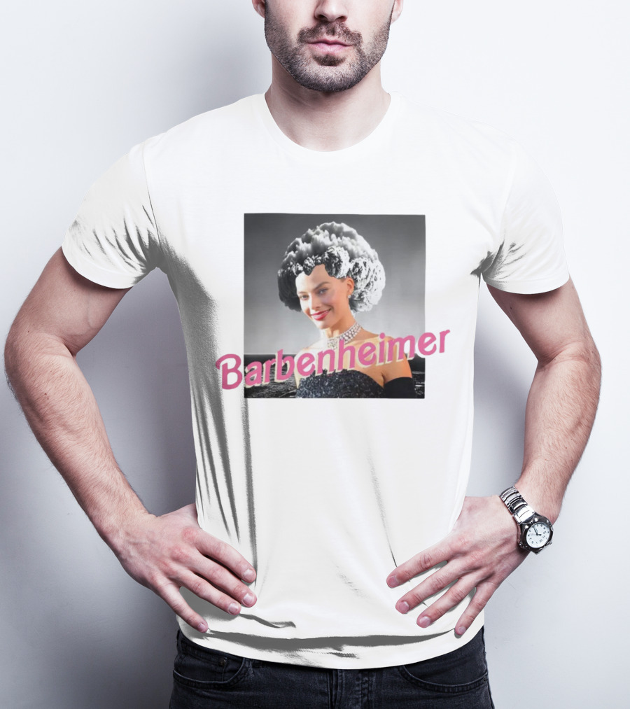 Barbenheimer Mushroom Cloud Hair Classic Glamour T-Shirt