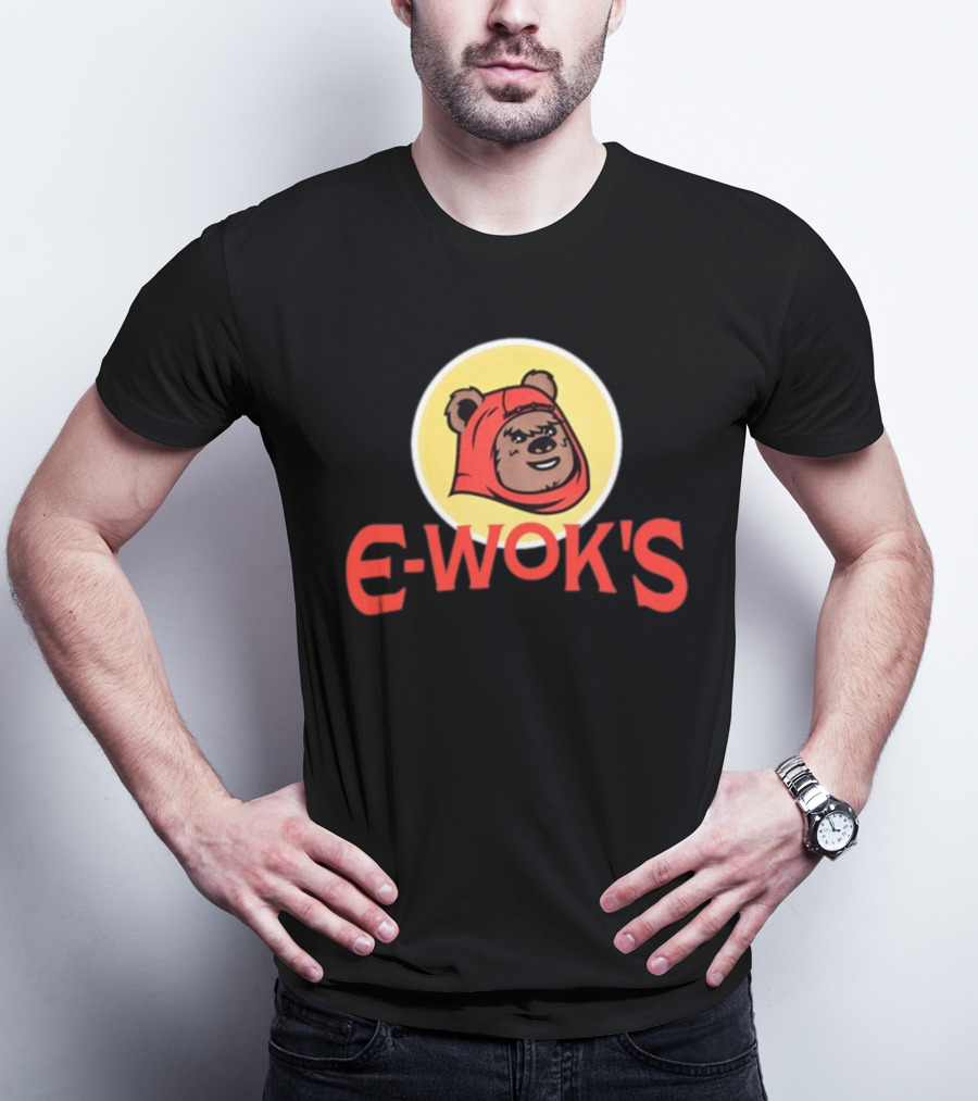 E-Wok's Cute Character In Red Hood T-Shirt