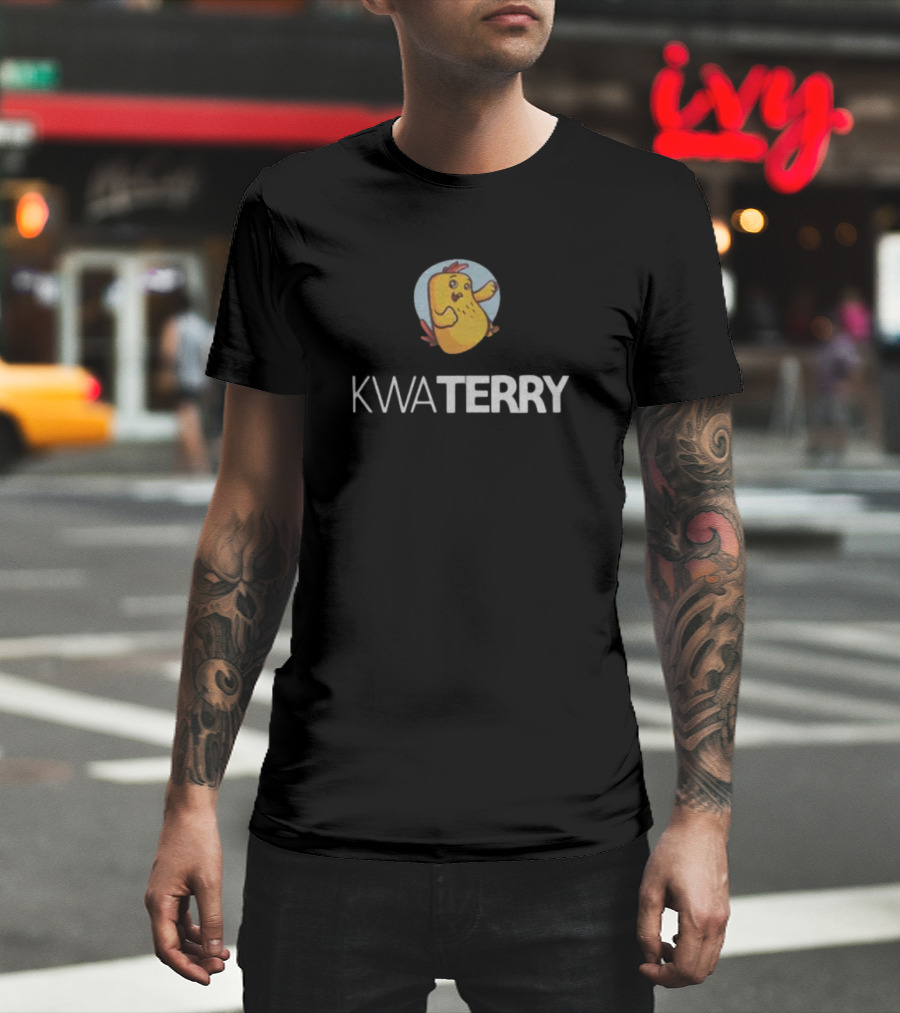 KWATERRY Chicken Character T-Shirt